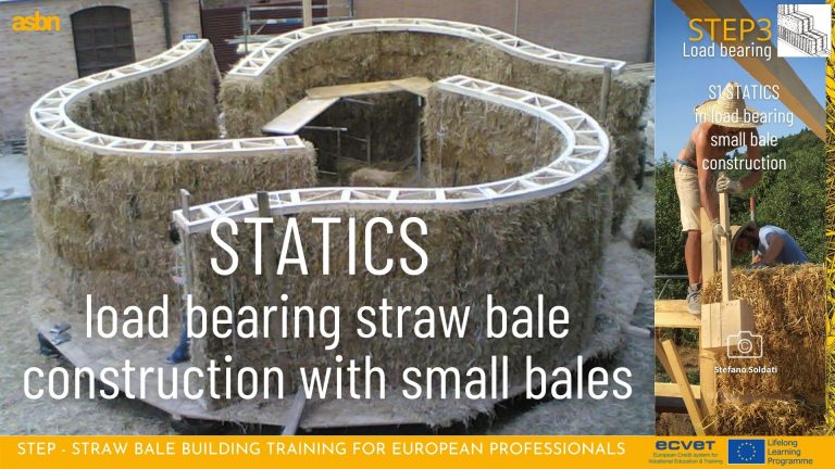 STEP 3 - Load bearing straw bale construction - ASBN